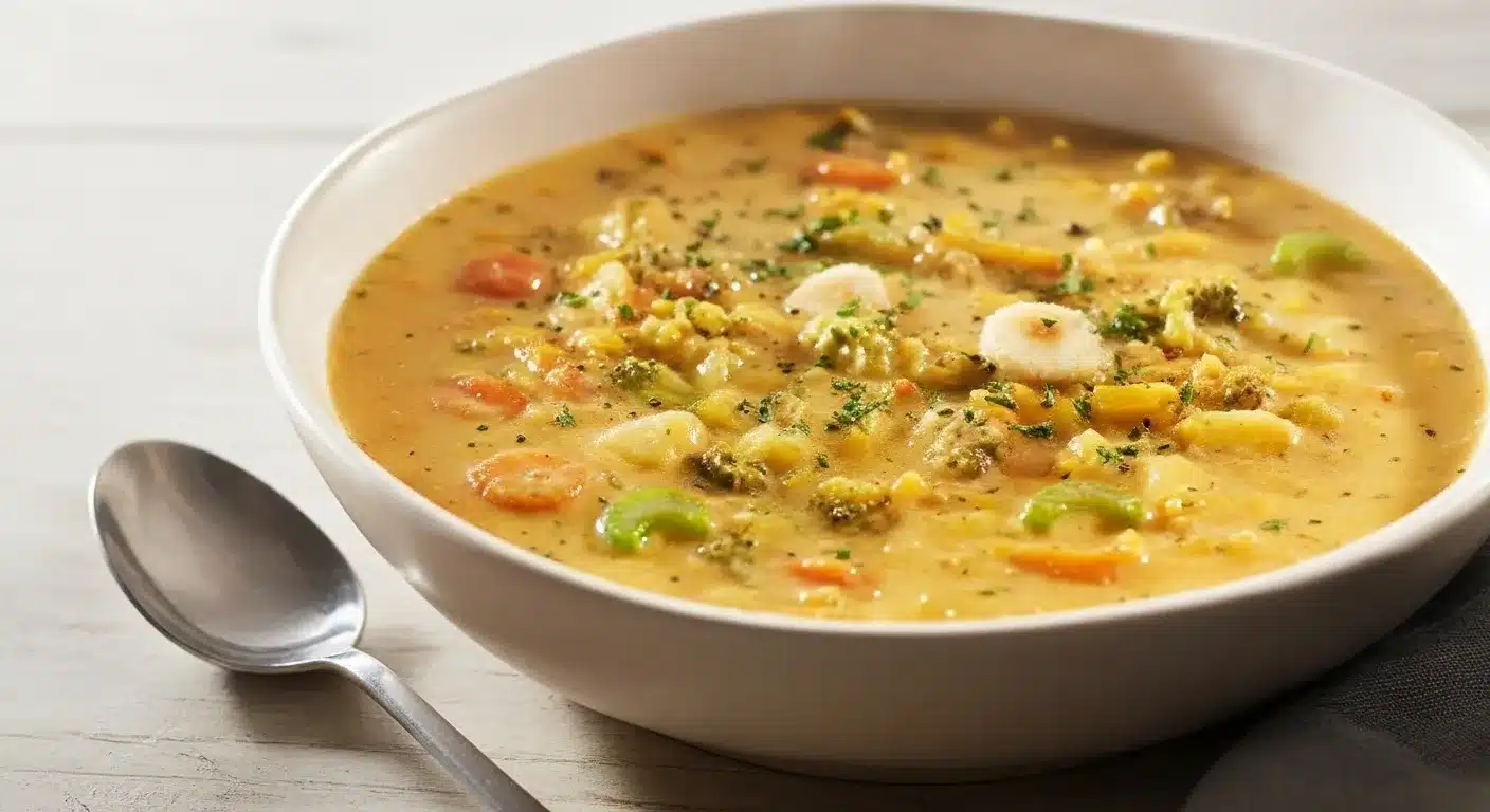The Best One-Pot Creamy Vegetable Soup - Erikarecipes