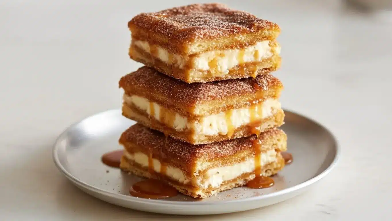 Churro Cheesecake Dessert - Erikarecipes