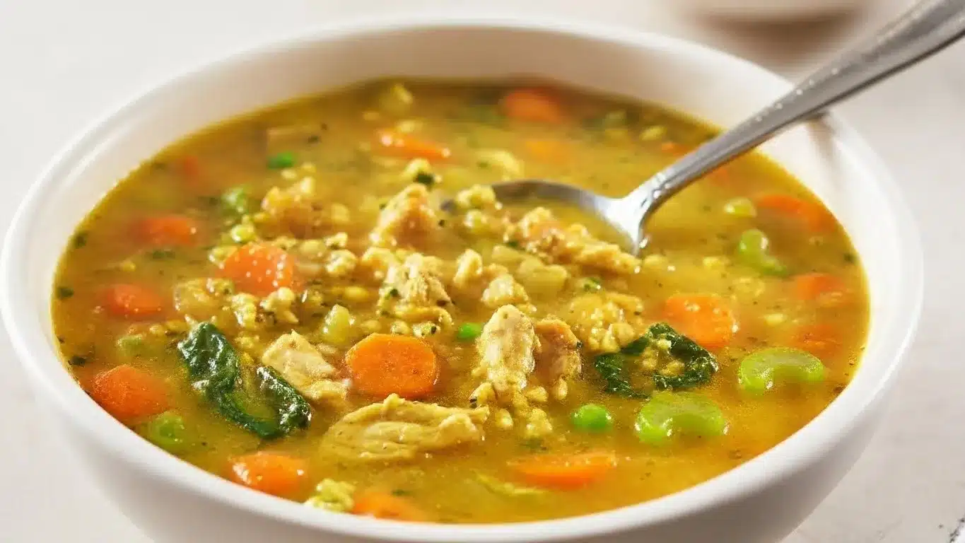 Nourishing Golden Turmeric Chicken Soup Recipe